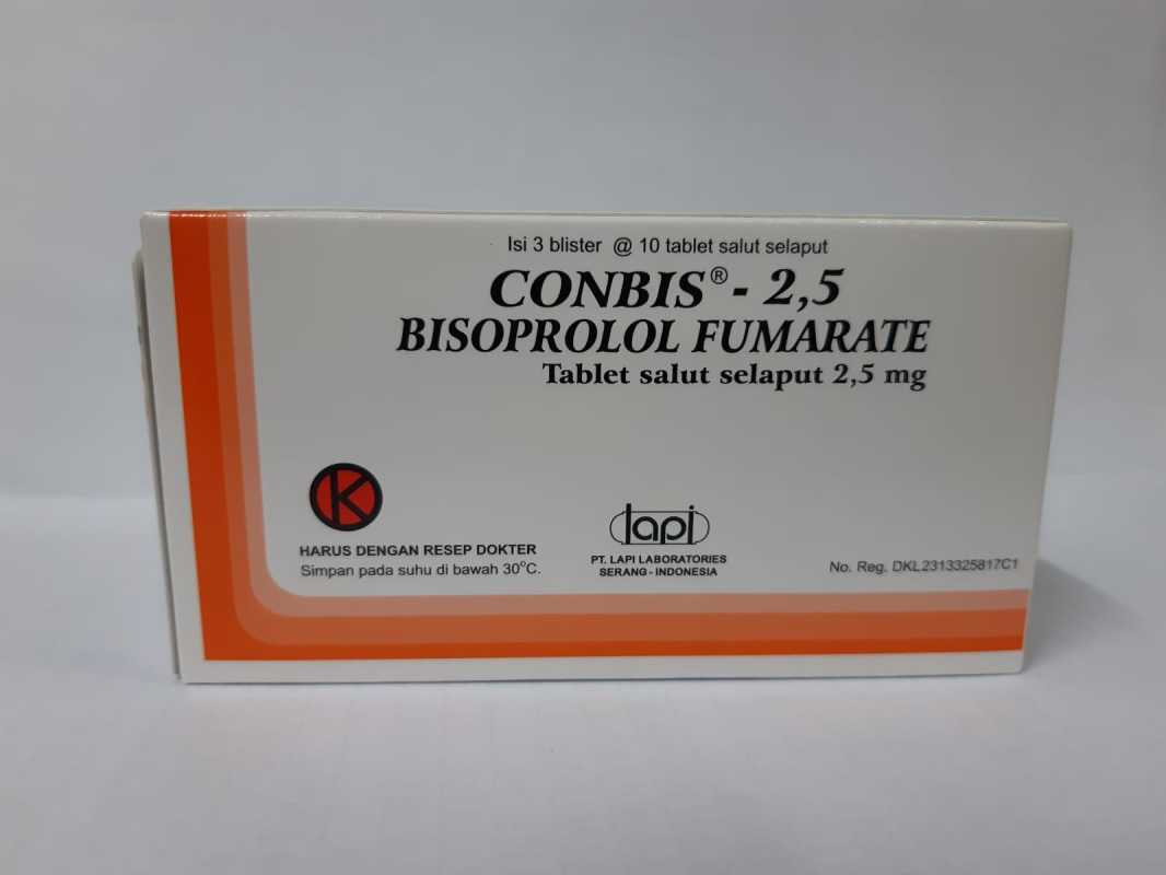 Jual Conbis - 2,5mg Isi 30 Tablet Di Seller Apotik Victory Glodok ...