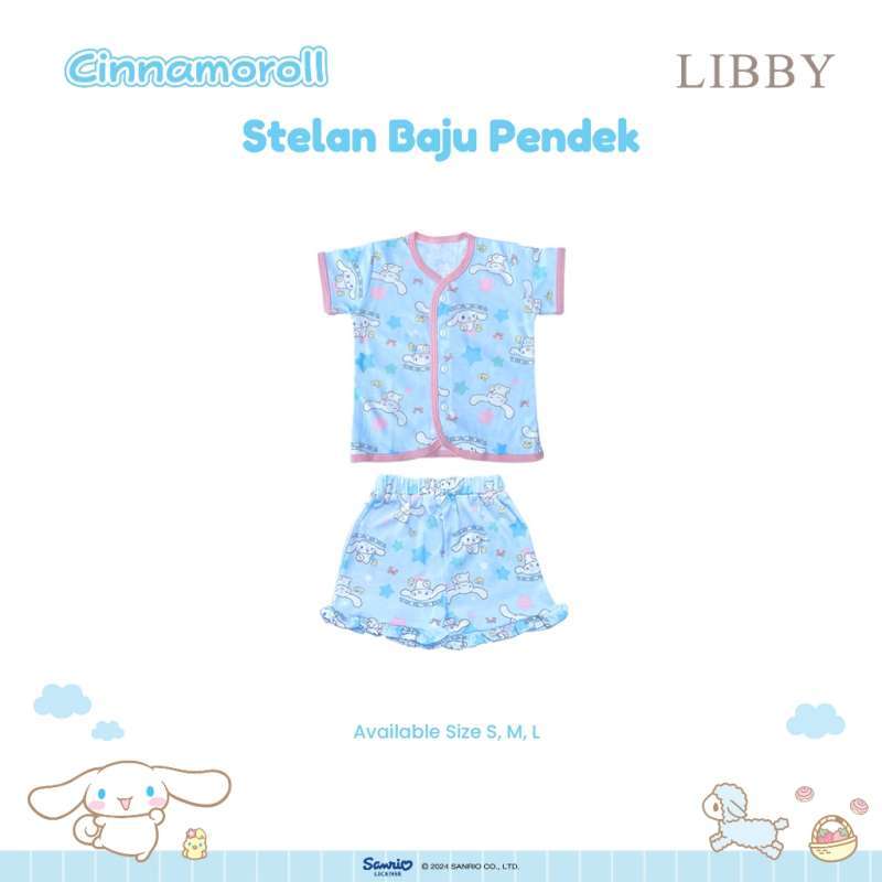 Jual Libby Sanrio Setelan Piyama Anak Perempuan S M L | Baju Kutung Celana Pendek Panjang Ruffle ...