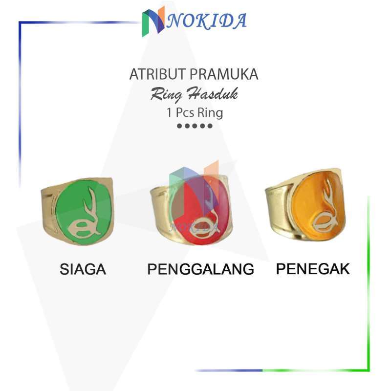 Jual Nokida Ring Hasduk Pramuka [penegak/penggalang/siaga] / Pin Kacu ...