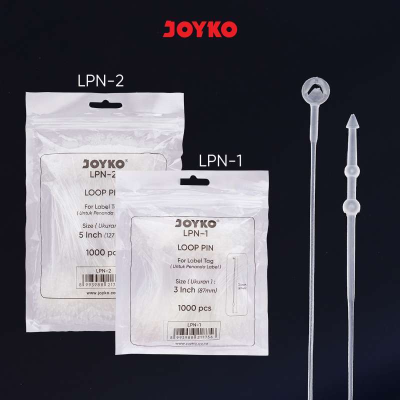 Jual Loop Pin Label Tag Tali Hang Untuk Penanda Label Joyko Lpn-1~2 ...