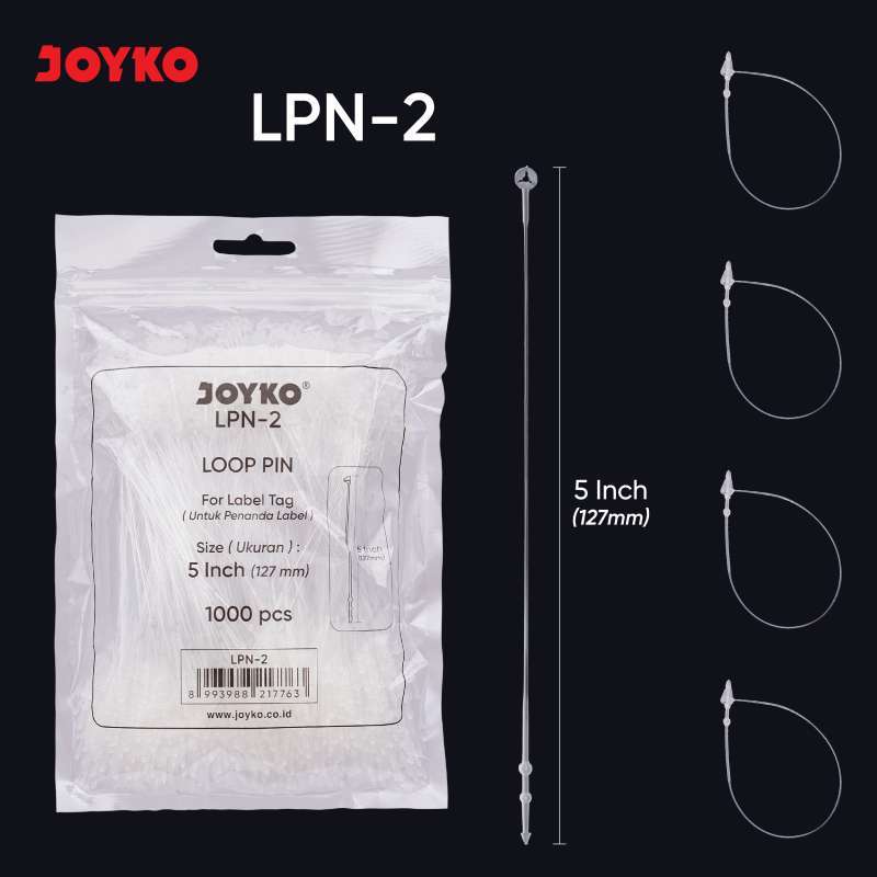 Jual Loop Pin Label Tag Tali Hang Untuk Penanda Label Joyko Lpn-1~2 - Lpn-2 Di Seller Joyko ...