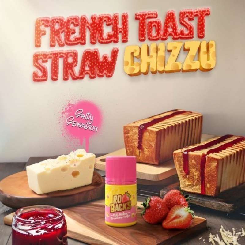 Jual Robacks V2 Roti Bakar Strawberry Kedjoe 60ml Robaks Roback Ro ...