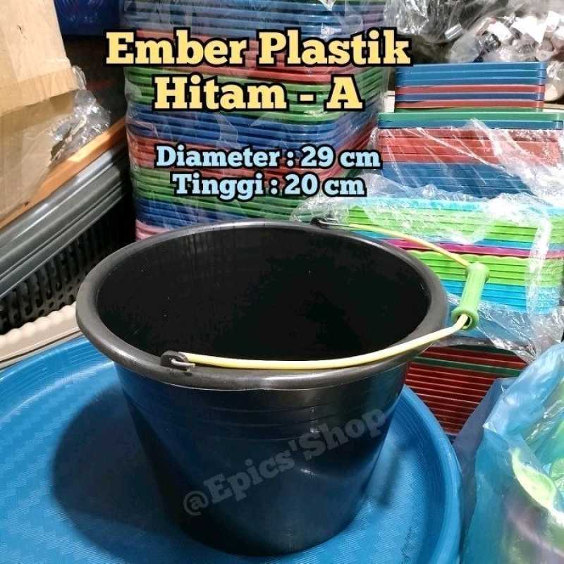 Promo Ember Plastik Hitam Murah - Ember Hitam Bahan Plastik Diskon 37% ...