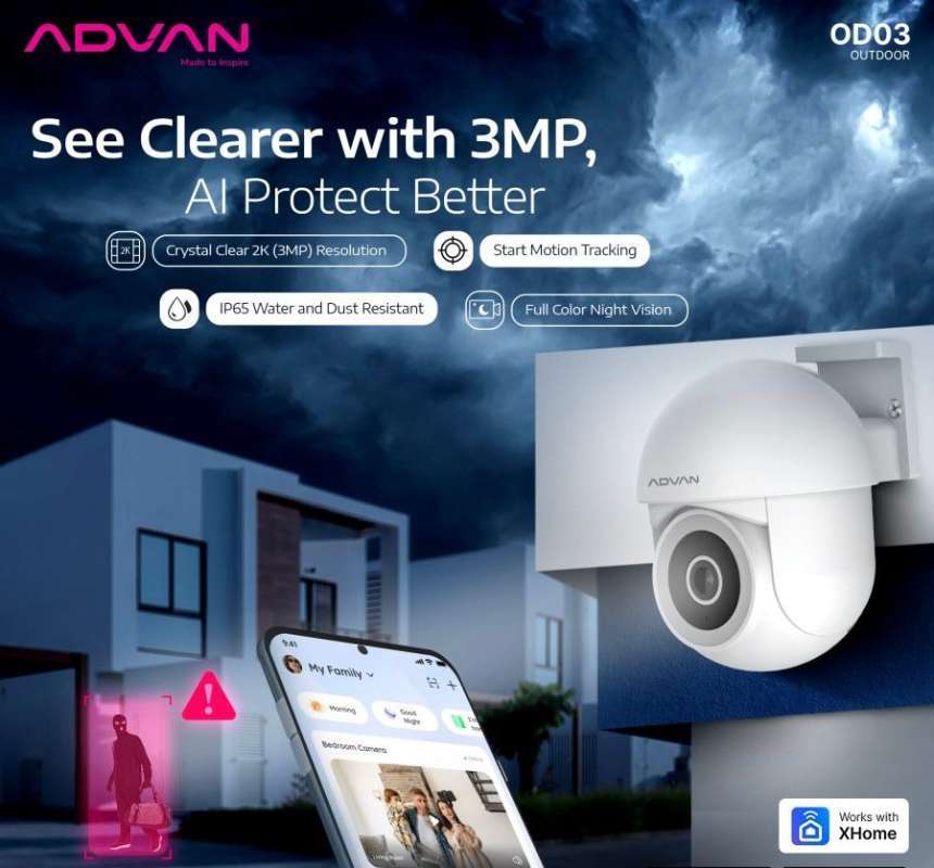 Promo Advan Smart Ip Camera Outdoor Wifi Ipcam Od3 Kamera Cctv ...