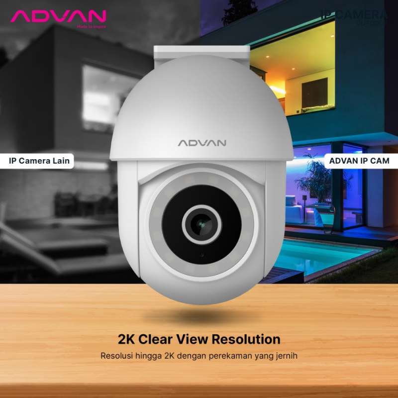 Promo Advan Smart Ip Camera Outdoor Wifi Ipcam Od3 Kamera Cctv Waterproof 3mp 2k Diskon 33% Di ...