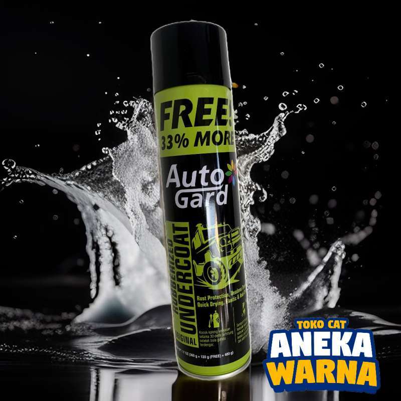 Jual Autogard Rubberized Undercoat Asphalt Black 480 Gram / Cat Pelapis ...