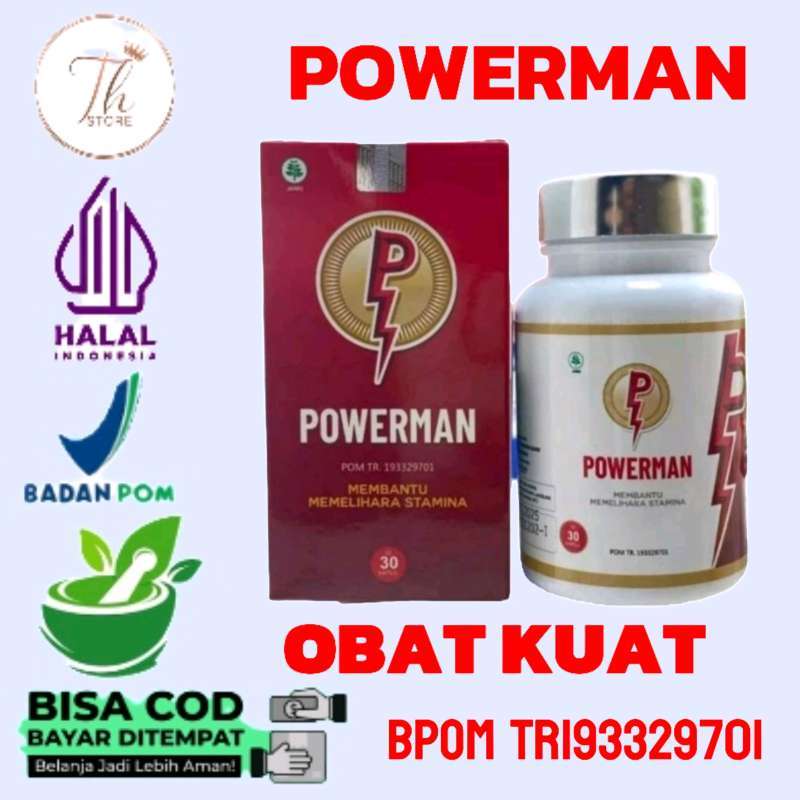 Jual Powerman Original Penambah Stamina Pria Tahan Lama Di Seller ...