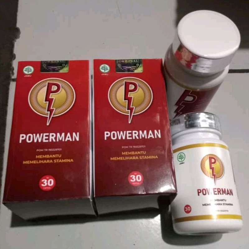 Jual Powerman Original Penambah Stamina Pria Tahan Lama Di Seller ...