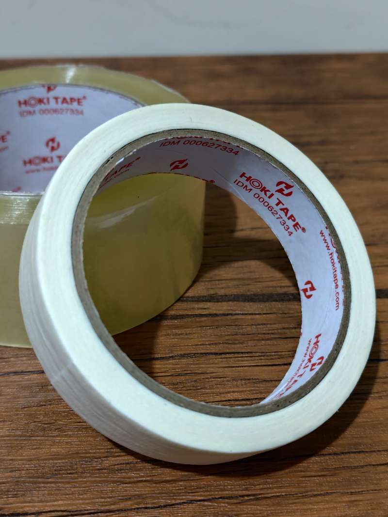 Jual Masking Tape Putih, Hoki Tape, Uk. 24mm X 20y / Lakban Isolasi ...