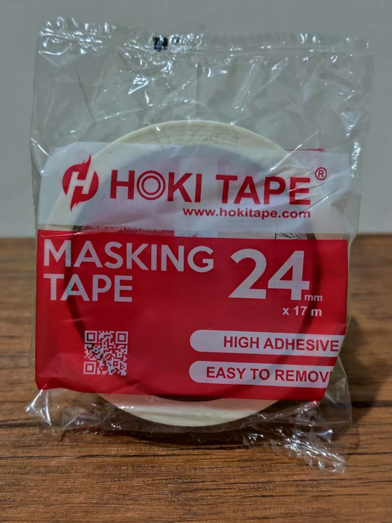 Jual Masking Tape Putih, Hoki Tape, Uk. 24mm X 20y / Lakban Isolasi ...