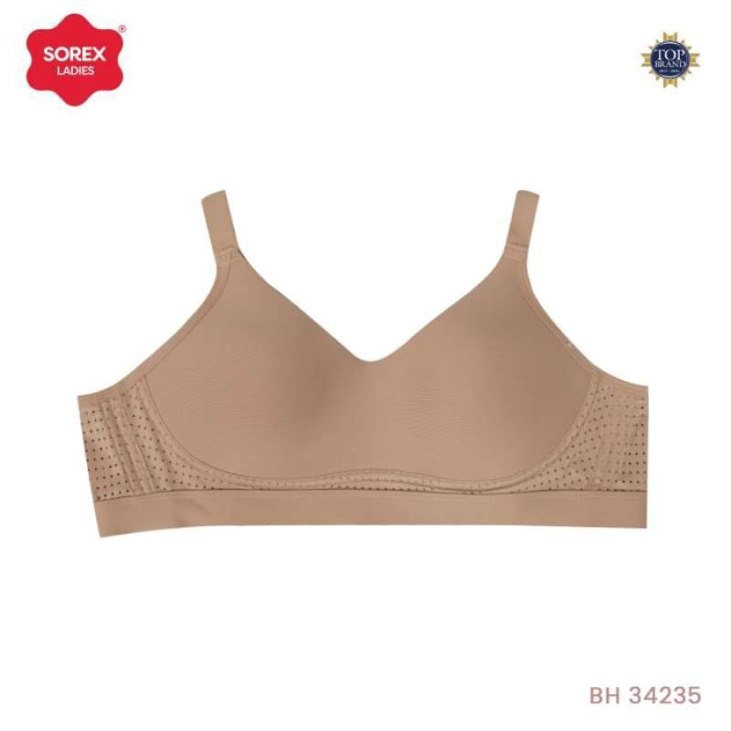 Jual Sorex Bra Tanpa Kawat Full Cup B Busa Sedang Kait 3 Nilon Mix Bra ...