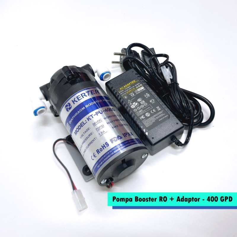 Jual Pompa Ro 400gpd - 36v Dc + Adaptor - Booster Pump Ro Di Seller ...