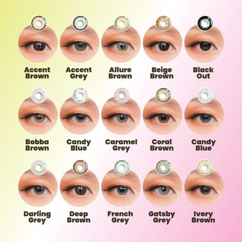 Promo Super Bundle Softlens Story Beli 1 Dapat 5 Item Softlens Warna ...