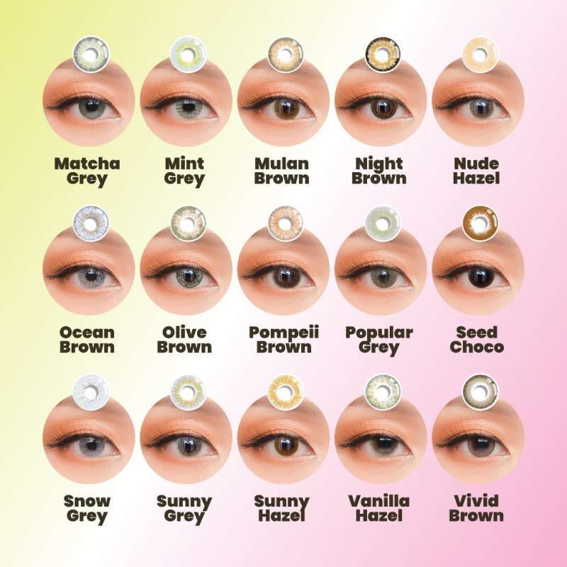 Promo Super Bundle Softlens Story Beli 1 Dapat 5 Item Softlens Warna ...