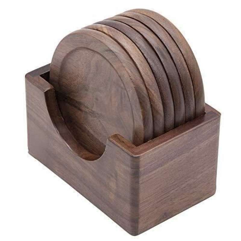 Jual Wooden Coaster Tatakan Kayu Slice (ct03a) Di Seller Sentry ...
