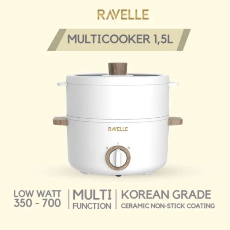 Promo Ravelle Multicooker 1,5l - Panci Rmc-15a Diskon 23% Di Seller ...