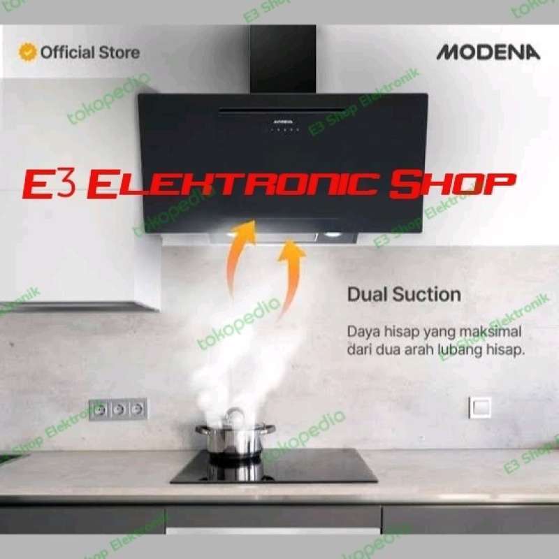 Promo Modena Cooker Hood Chimney Cx7915gxbk Penyedot Asap Cx 7915 Gxbk ...