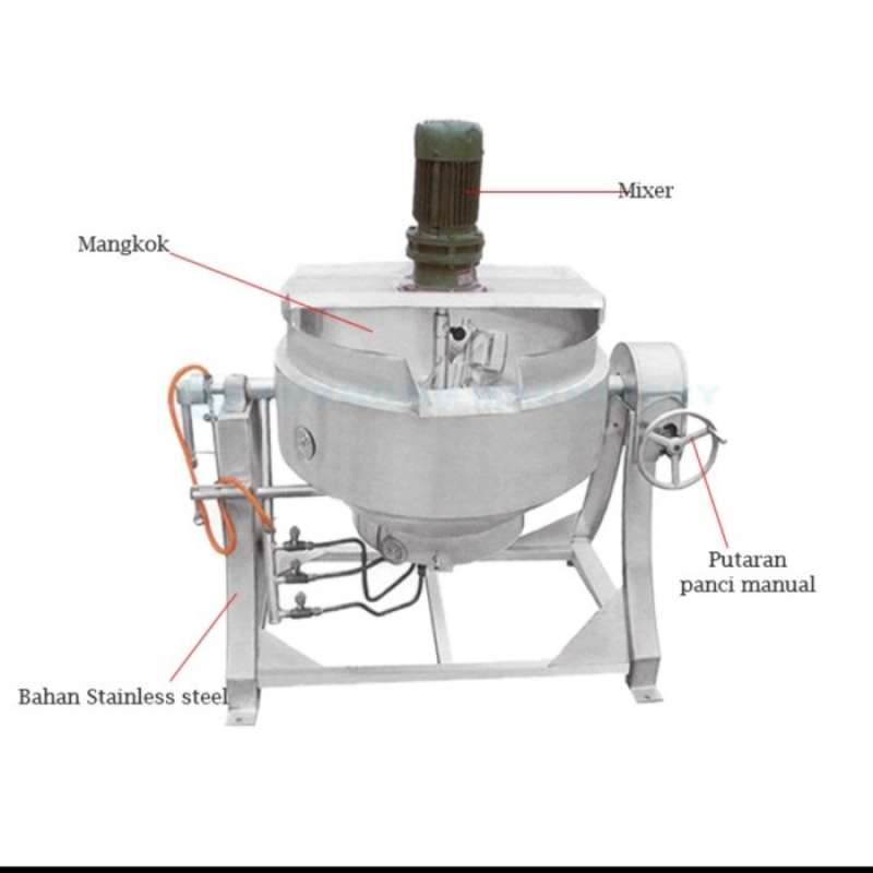 Promo Cooking Mixer Ct6-50l Gas Tilting Cooking Mesin Untuk Memasak 50 ...