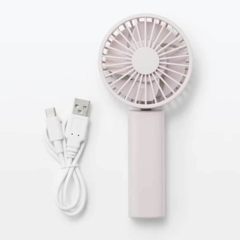 Promo Muji Rechargeable Handy Fan Compact Mini Kipas Portable Tangan ...