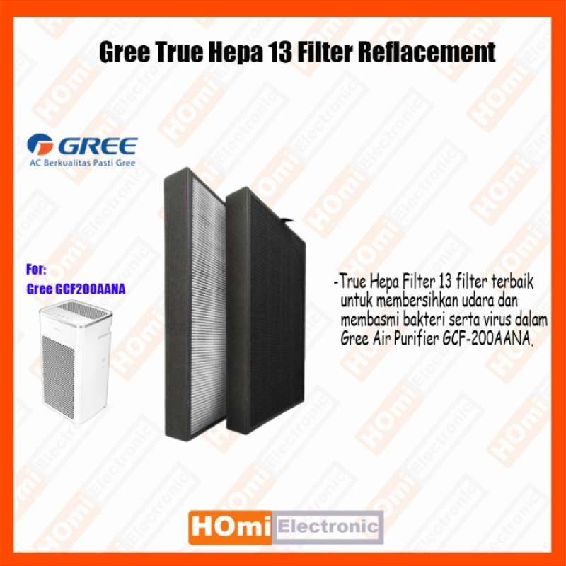 Promo Gree True Hepa 13 Filter Replacement / Pengganti For Gcf200aan ...