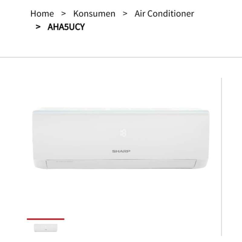 Promo Ac Sharp 1/2pk 5ucy - Air Conditioner 0.5pk - Low Watt Diskon 23% ...