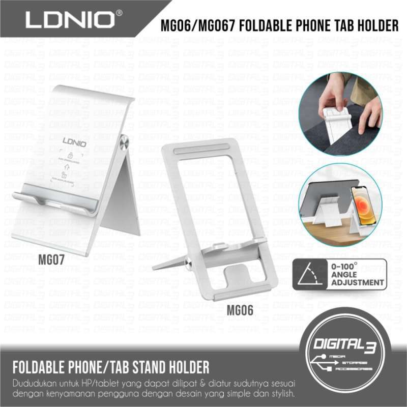 Jual Ldnio Phone Holder Mg06 Mg07 Foldable Stand Hp Tablet Smatphone ...