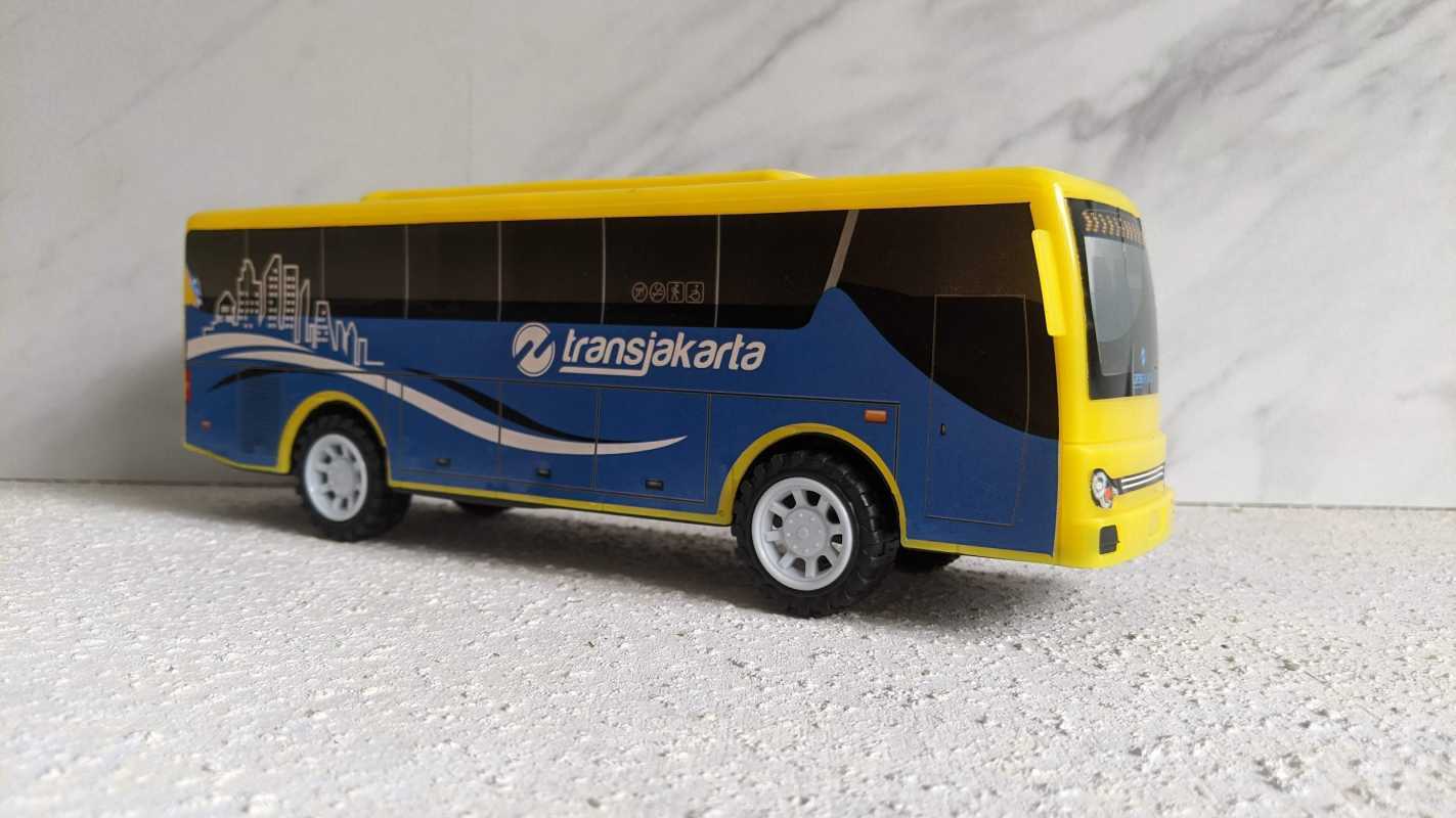 Jual Mainan Edukasi Anak Mobil Mobilan Bus Bis Busway Transjakarta Tije ...