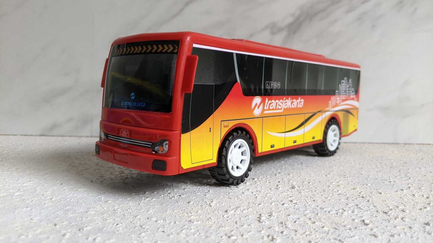 Jual Mainan Edukasi Anak Mobil Mobilan Bus Bis Busway Transjakarta Tije ...