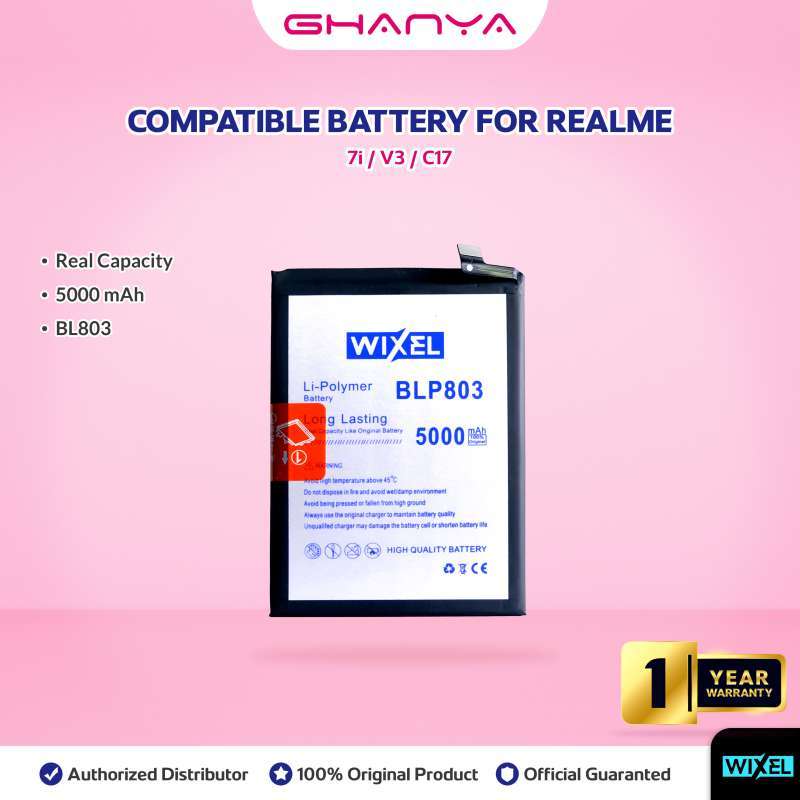 Promo Baterai Realme 7i V3 C17 Blp803 Double Power Real Capacity ...