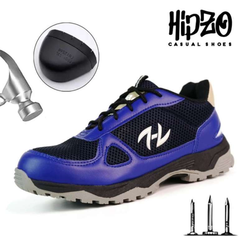 Promo Hipzo Sepatu Safety Boots M67 Ujung Besi Untuk Pria Kerja Proyek ...
