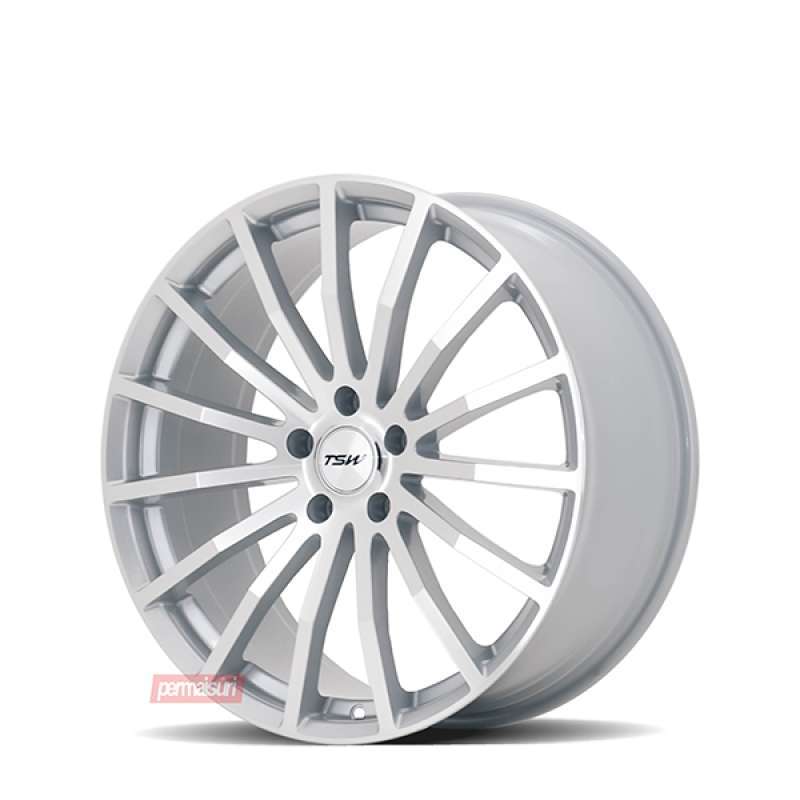 Promo Tsw Mallory R18x8 Et40 - Pcd 5x114.3 Hyper Silver Mirror | Velg ...