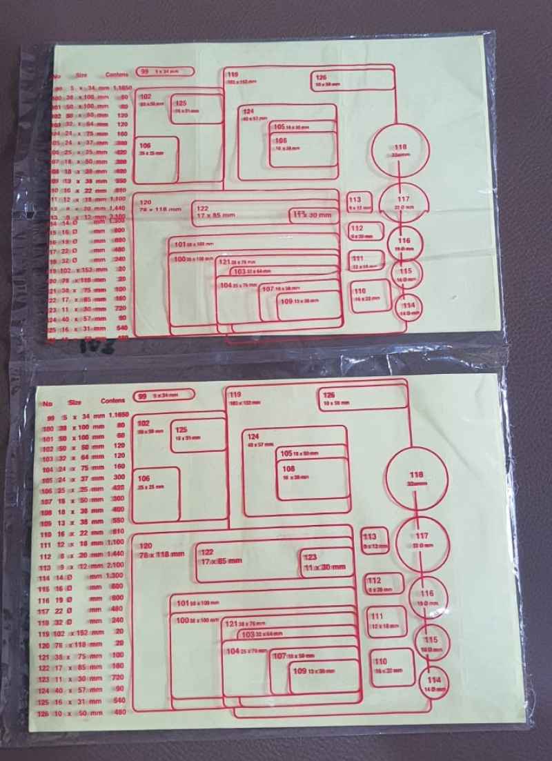 Jual Label Fight No. 112 / Kertas Stiker Nama Undangan Harga / Self ...