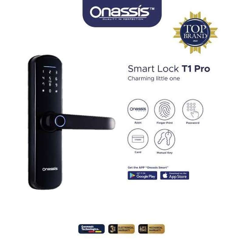 Smart Door Lock Onassis T1 Pro Garansi Resmi Indonesia 🏷️ Harga Murah ...