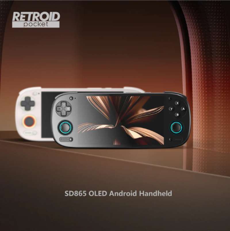 Promo Retroid Pocket 5 Portable Handheld Video Game Console Retro Ps2 ...