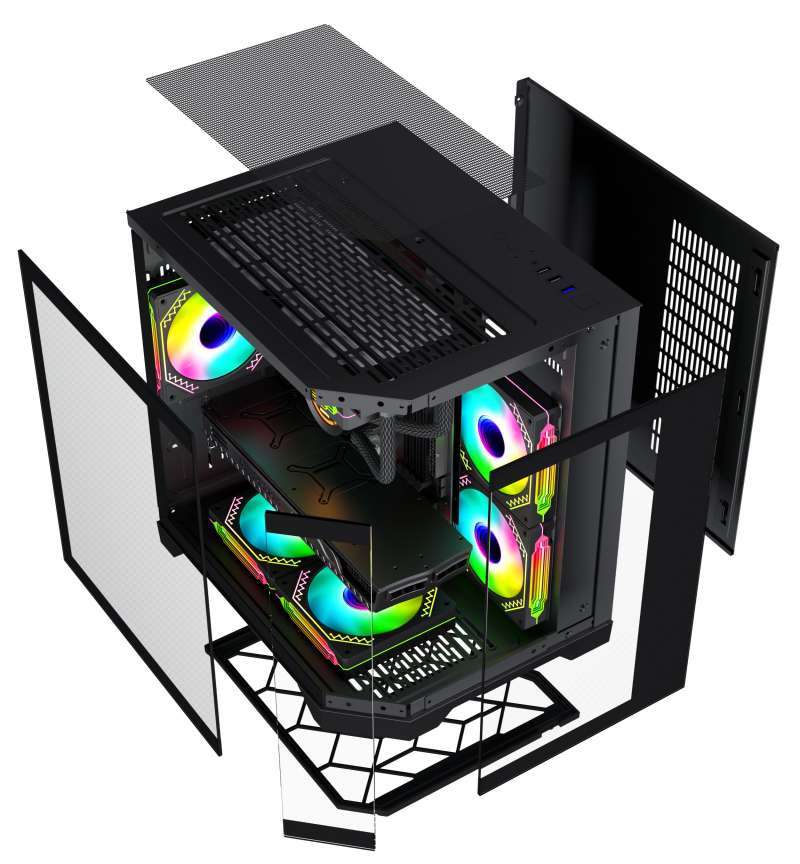 Jual Aigo Ft350 M-atx Pc Casing [no Fan] - Hitam Di Seller Darkflash Official Store - Mangga Dua ...