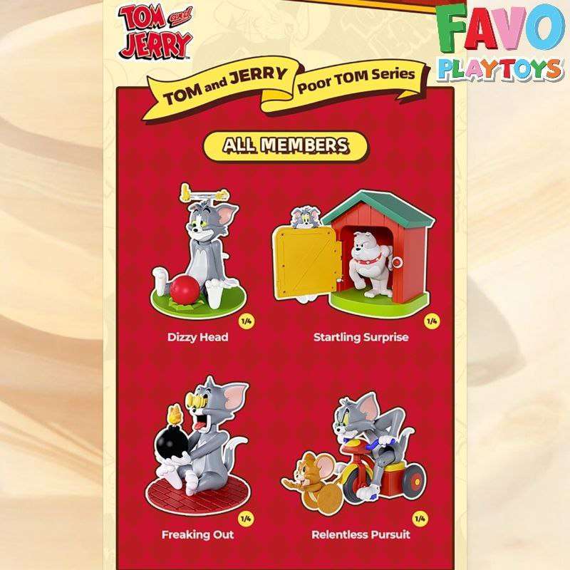 Promo 52toys Tom And Jerry - Poor Tom Series Blind Box Figure Diskon 26 ...