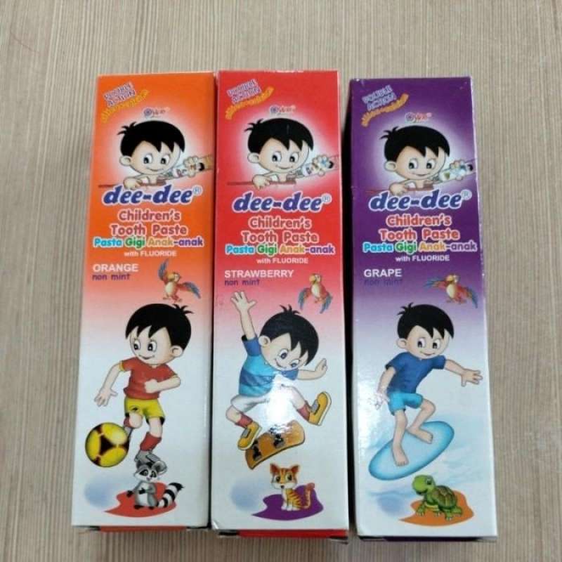 Jual Dee-dee Toothpaste Pasta Gigi Odol Anak 50 Gr Rasa Buah Di Seller ...