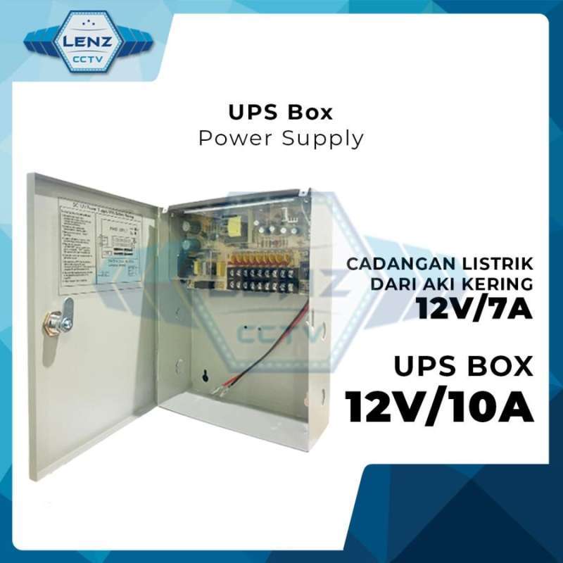 Jual Power Supply Access Box Ups 12v 10a - Only Di Seller Lenz Cctv Official Store - Gunung ...