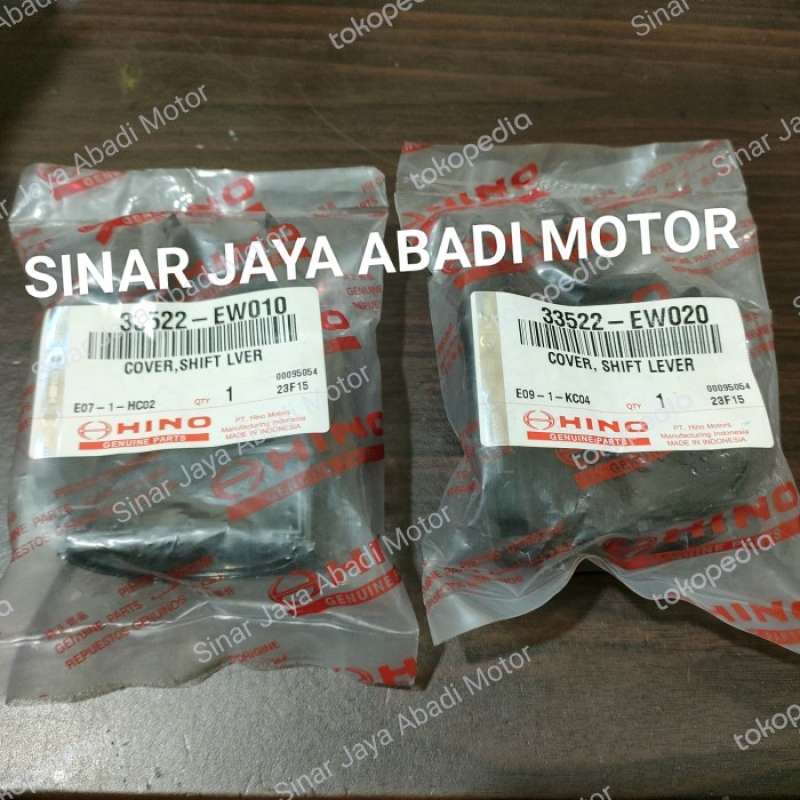 Jual ( 1set ) Penutup Tuas/cover Shift Lever Hino 500 33522-ew020/ew010 ...