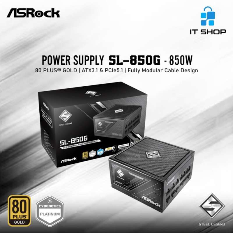 Jual Asrock Power Supply Sl-850g 850w Gold Full Modular Di Seller It Shop Official Store - Mojo ...