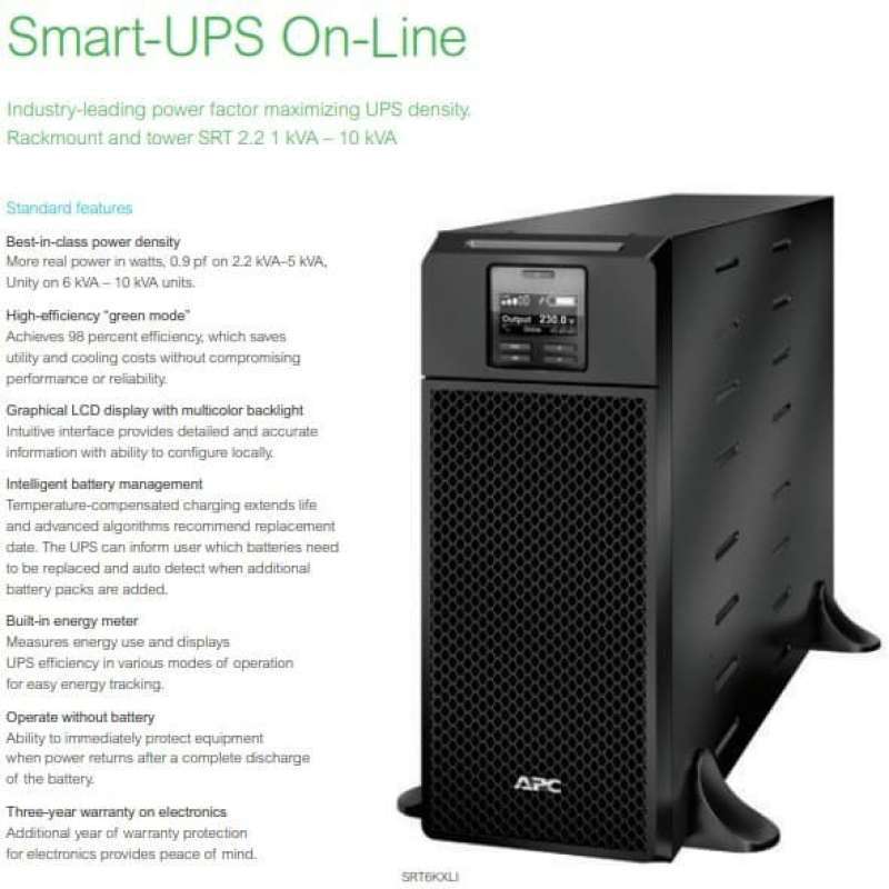 Jual Ups 5kva Apc Srt5kxli Srt5000xli 4500watts 5000va Di Seller Apc ...