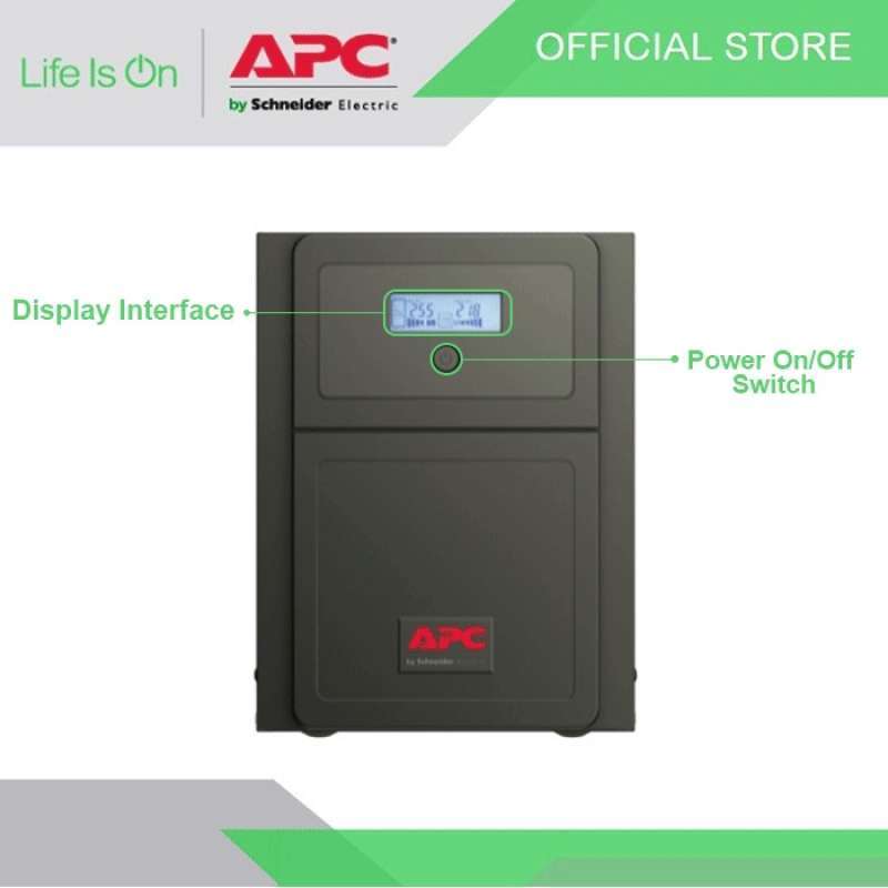 Jual Ups Apc Easy Ups Smv 3000va 2100w Sinewave Smv3000ai-ms Di Seller ...