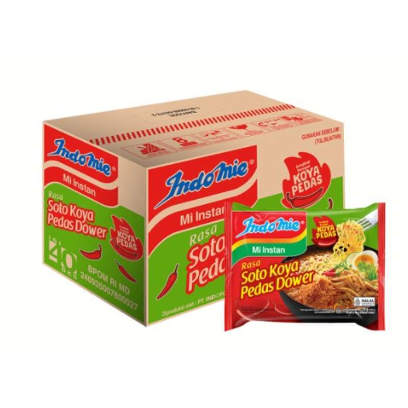 Promo Indomie Soto Koya Pedas Dower Karton Diskon 26% Di Seller Laris ...