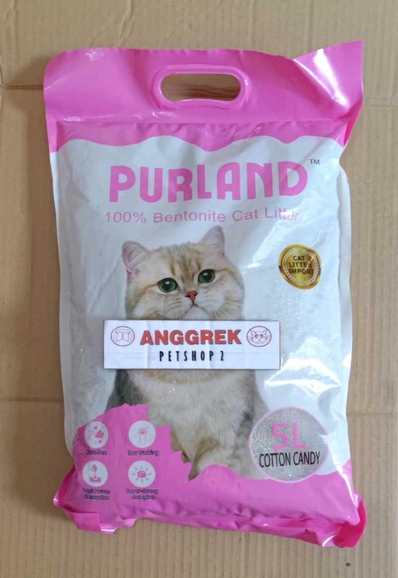Jual Pasir Import Purland U/ Kucing Kemasan 5l Di Seller Anggrek ...