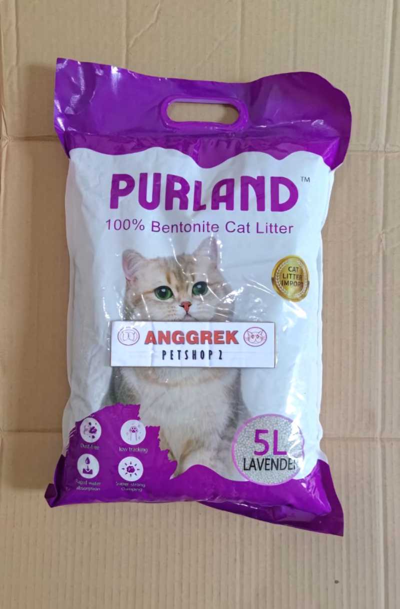 Jual Pasir Import Purland U/ Kucing Kemasan 5l Di Seller Anggrek ...