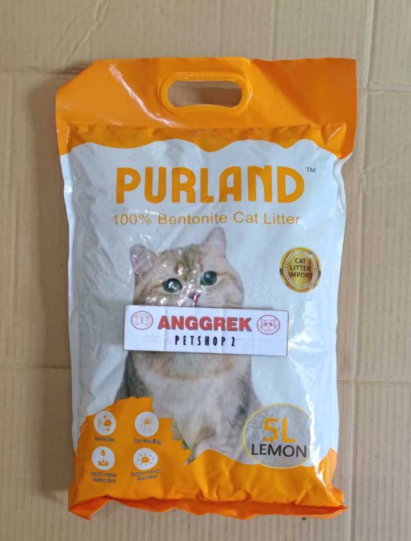 Jual Pasir Import Purland U/ Kucing Kemasan 5l Di Seller Anggrek ...