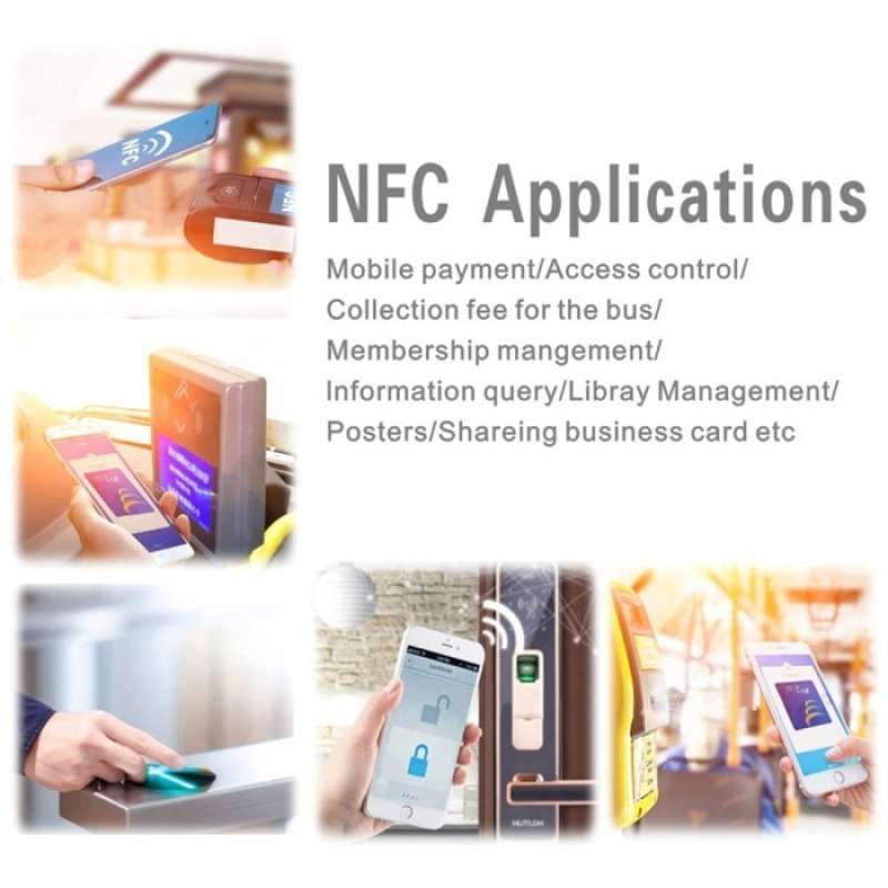 Promo Stiker Nfc Tag Rfid 25mm Bulat Kecil Akses Pintu 13.56 Mhz Read ...