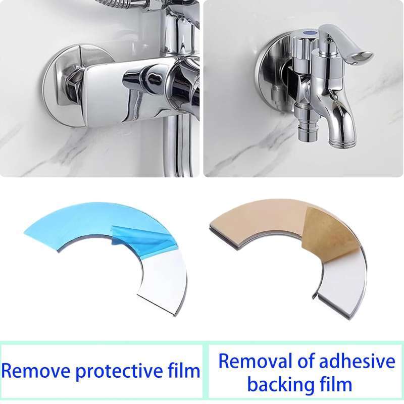 Jual Ring Cover Penutup Lubang Dinding Pipa Split Stainless Steel Wall ...