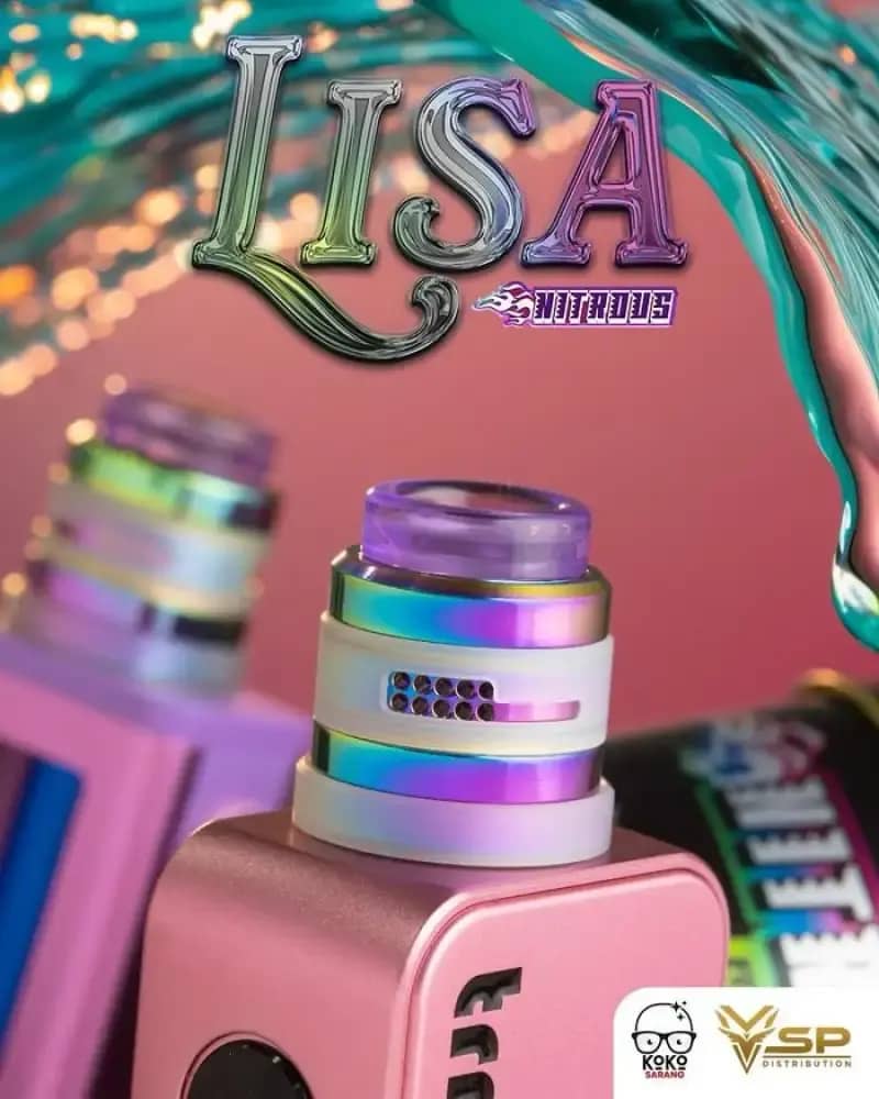 Jual Nitrous Dual Cap Only Lisa Edition Rda 22mm By Sarang Vapers Di ...