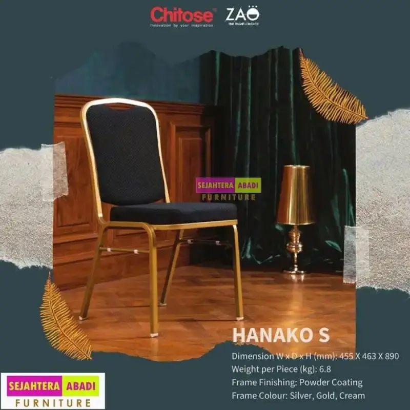 Jual Chitose Chair Kursi Besi Gold Hanako S Kursi Banquet Kursi Pesta ...
